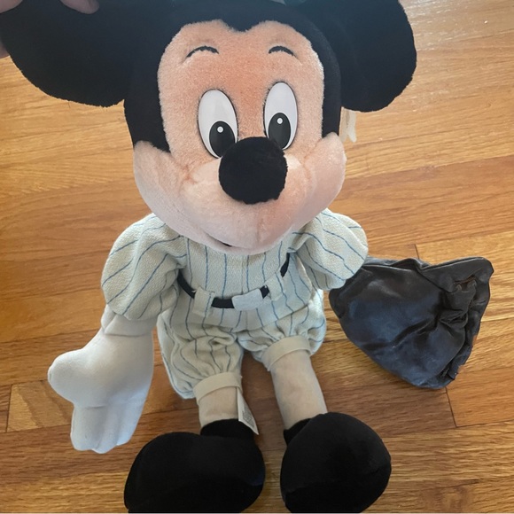 Disney | Toys | Vintage Baseball Mickey Mouse Plush Stuffed Animal ...
